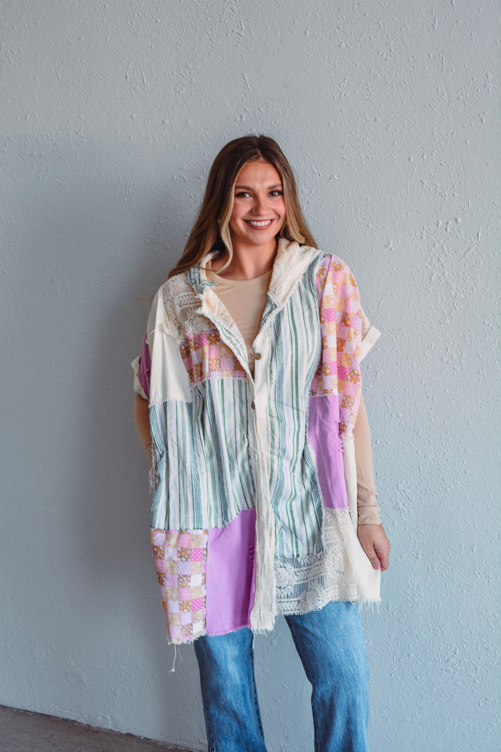 Polly Patchwork Lavender – Rhinestones and Roses