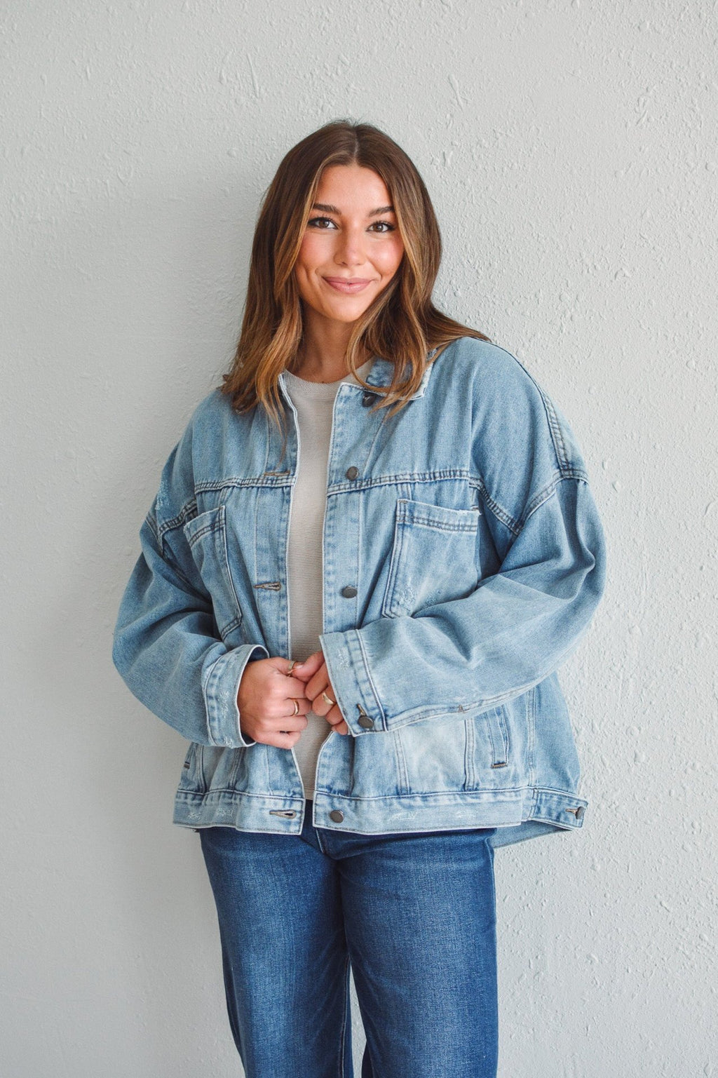 Daybreak Denim Jacket – Rhinestones and Roses