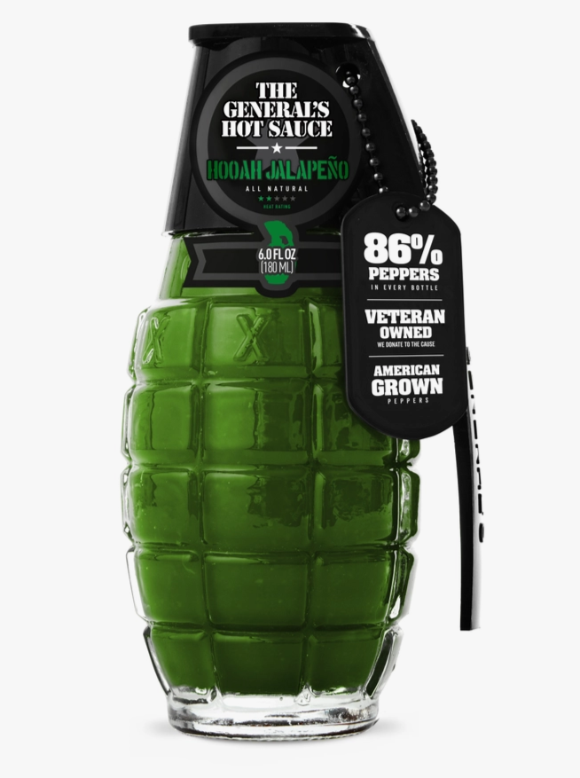 Hooah Jalapeno-The General's Hot Sauce – Rhinestones and Roses