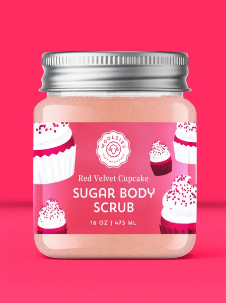 Red Velvet Body Scrub – Rhinestones and Roses