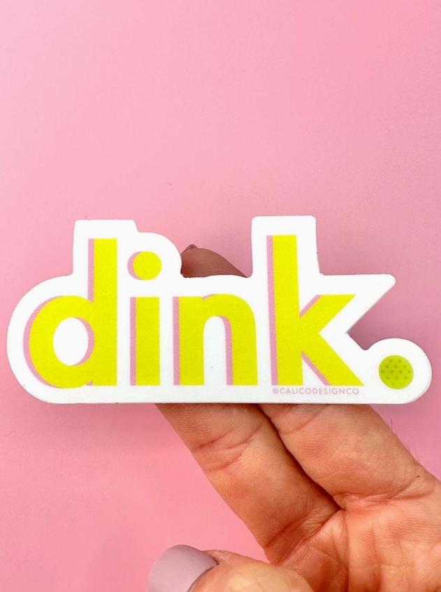 Dink Pickleball Sticker – Rhinestones and Roses