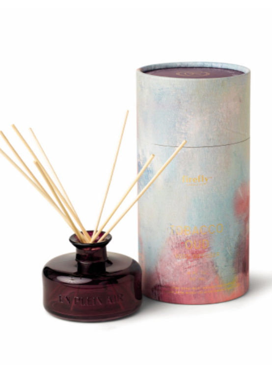 Tobacco Oud Glass Diffuser – Rhinestones and Roses