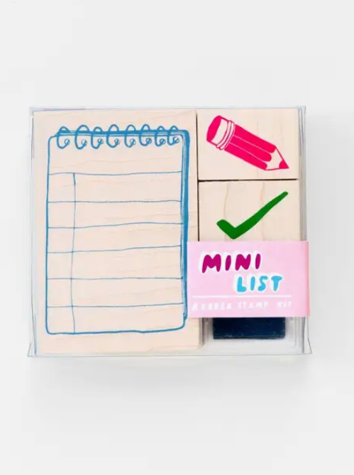 Mini List Stamp Kit – Rhinestones and Roses