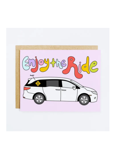 Enjoy the Ride Card – Rhinestones and Roses