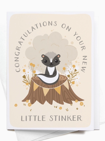 New Little Stinker Card – Rhinestones and Roses