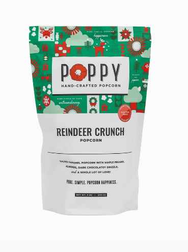 Reindeer Crunch Popcorn – Rhinestones and Roses