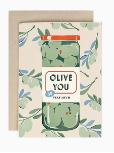 Olive You Card – Rhinestones and Roses