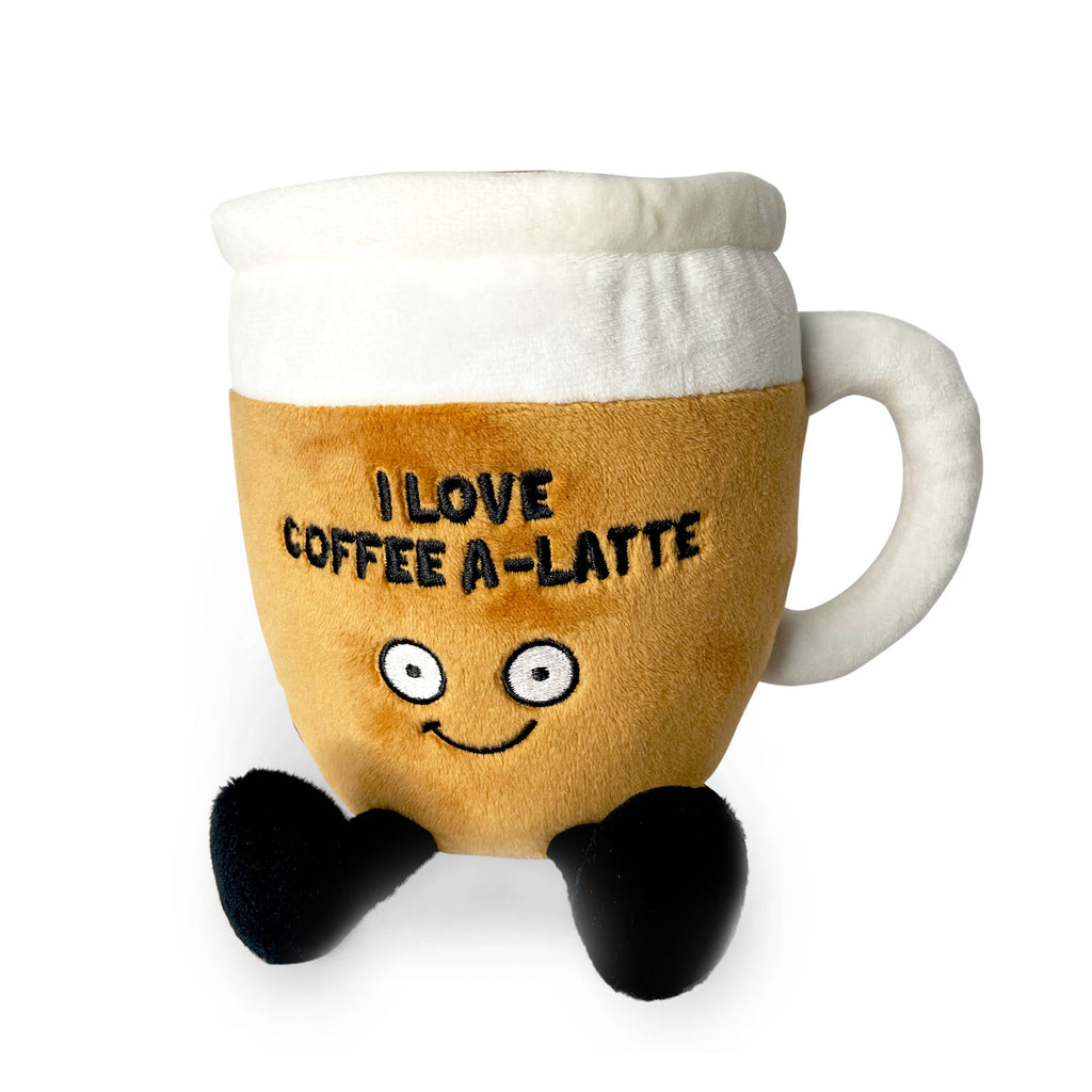 Coffee Plushie – Rhinestones and Roses